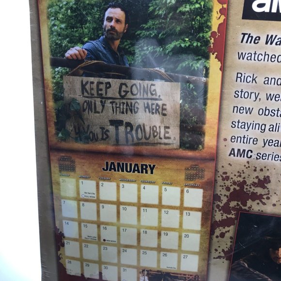 AMC | Office | New Amc Walking Dead 28 16 Month Wall Calendar 12x12 ...